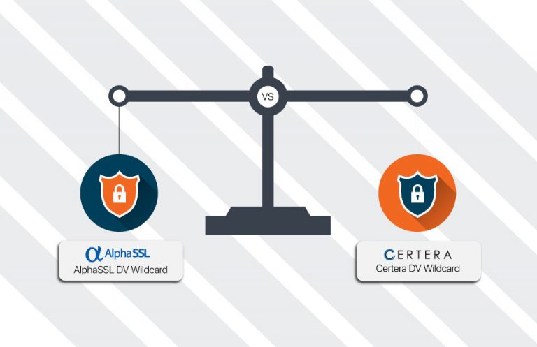 AlphaSSL Wildcard Vs Certera Wildcard DV Comparison